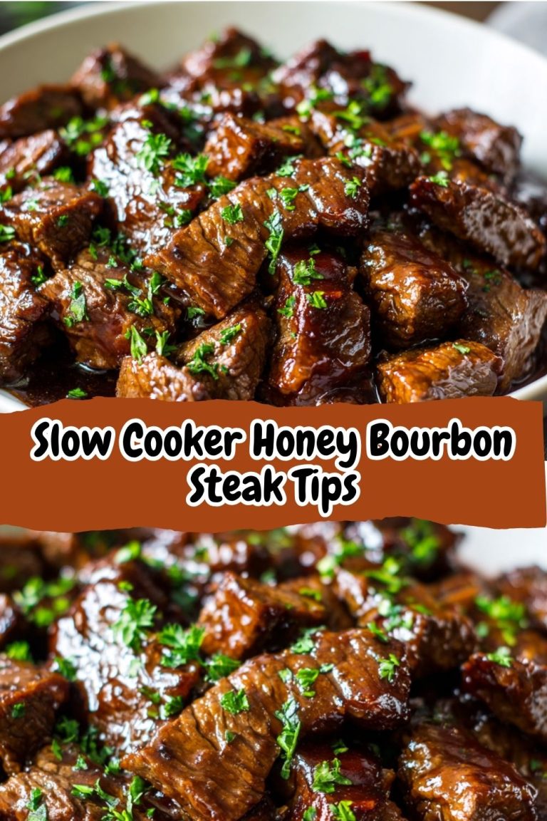 Slow Cooker Honey Bourbon Steak Tips - Bite Tide