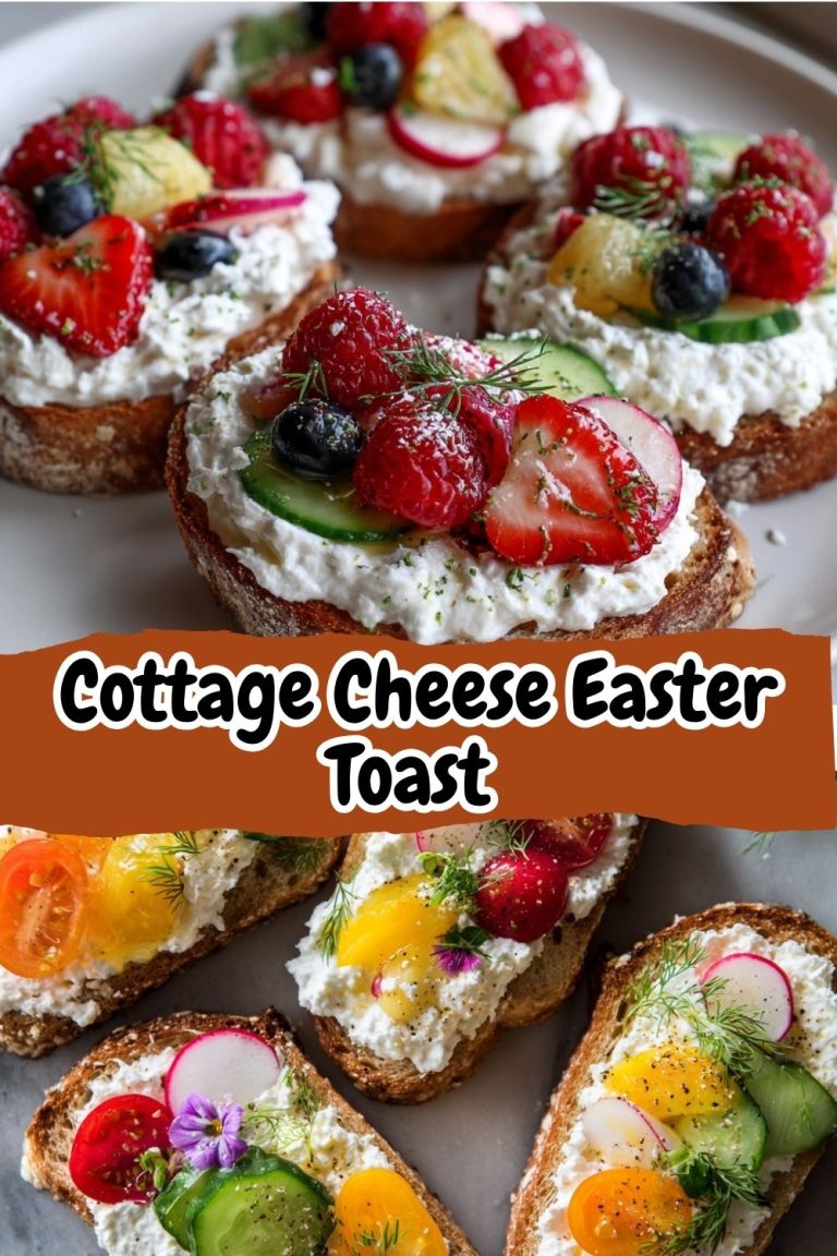 Cottage Cheese Easter Toast : Fresh, Festive & Protein-Rich - Bite Tide